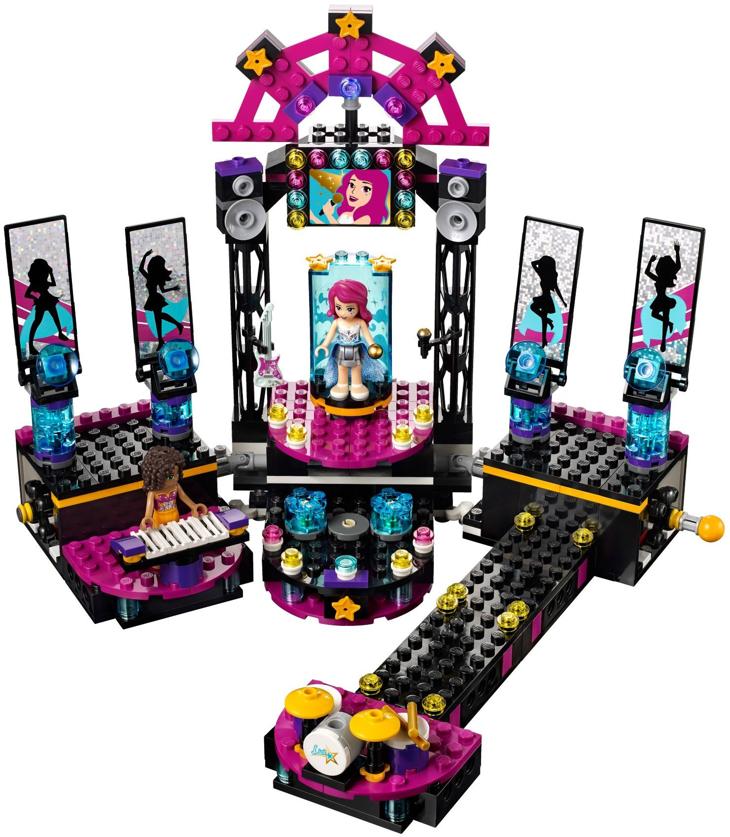 LEGO Friends 41105 Pódium pro vystoupení popových hvězd - Hracky-kong.cz