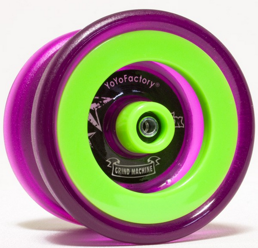 YoYo YoYoFactory Grind Machine - Fialové - zelené - Hracky-kong.cz
