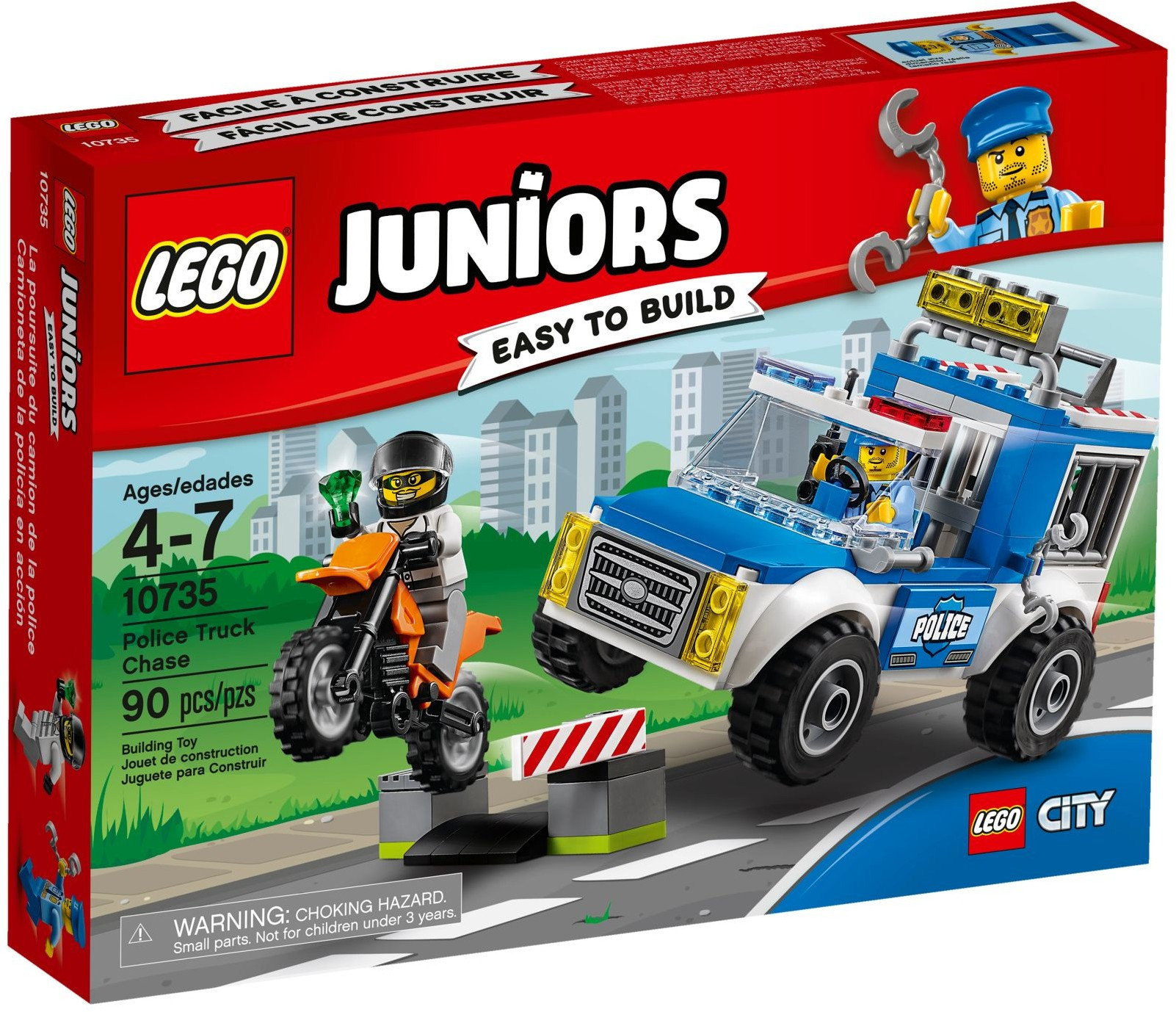 LEGO JUNIORS 10735 Honička s policejní dodávkou - Hracky-kong.cz