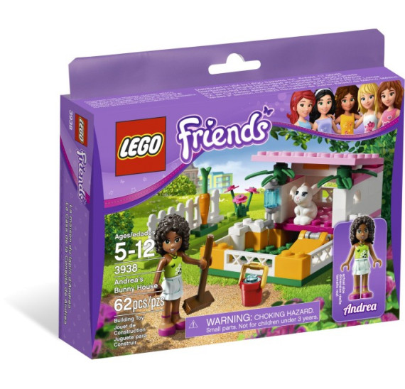 Lego 3938 Friends Andrea a její králíkárna